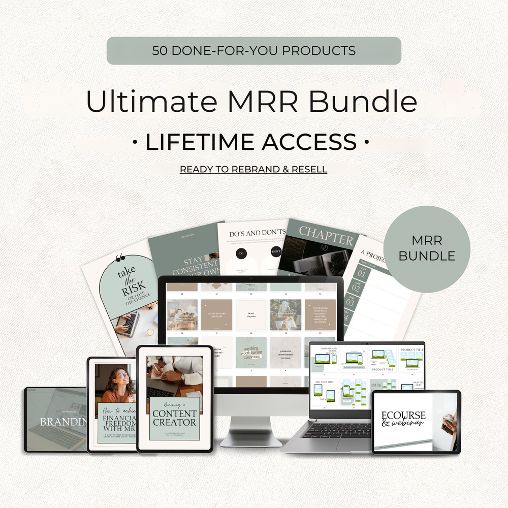 DFY Products | Unlock Unlimited Opportunities with MRR